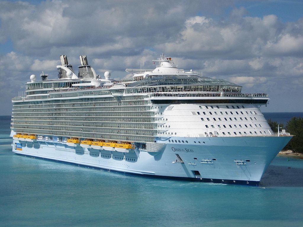 Cette image résume la course au gigantisme des navires de croisière